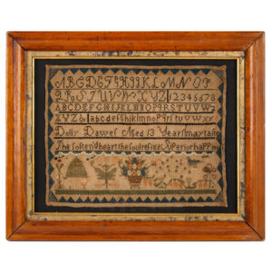 Dolly Dawes, Windsor, Berkshire County MA. Sampler Inventory Thumbnail