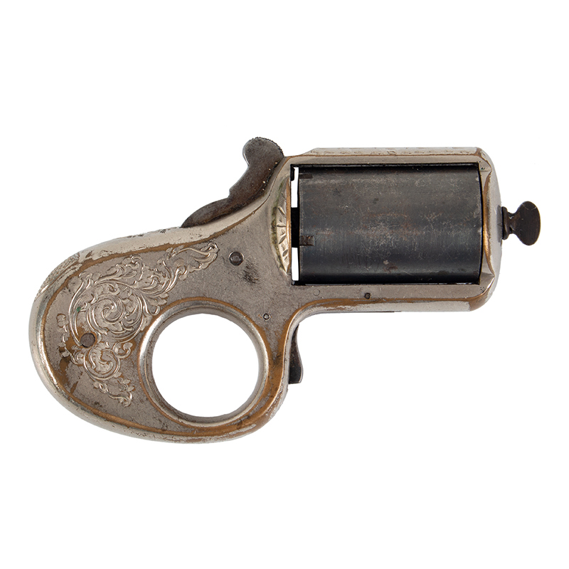 Knuckle Duster Revolver, Scarce Two-Tone Finish, James Reid, Catskill ...