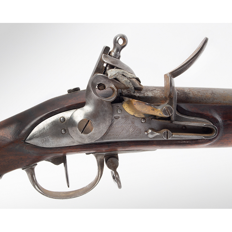 728-133_3_Musket,-1777,-Maurberug,-1814_lock-plate-1