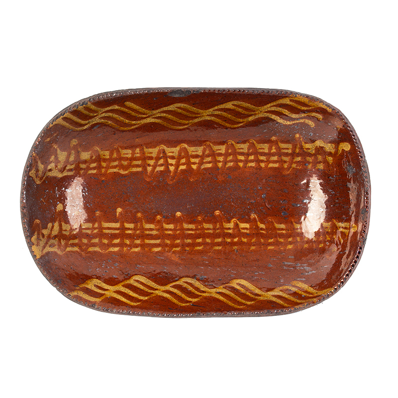 Redware Loaf Dish, Pennsylvania