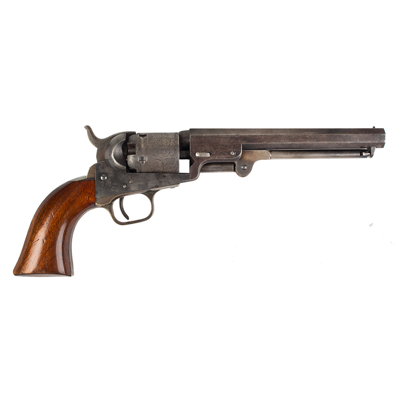 Colt Model 1849 Pocket Revolver, .31 Caliber, 5-Shot, Desirable 6-Inch ...